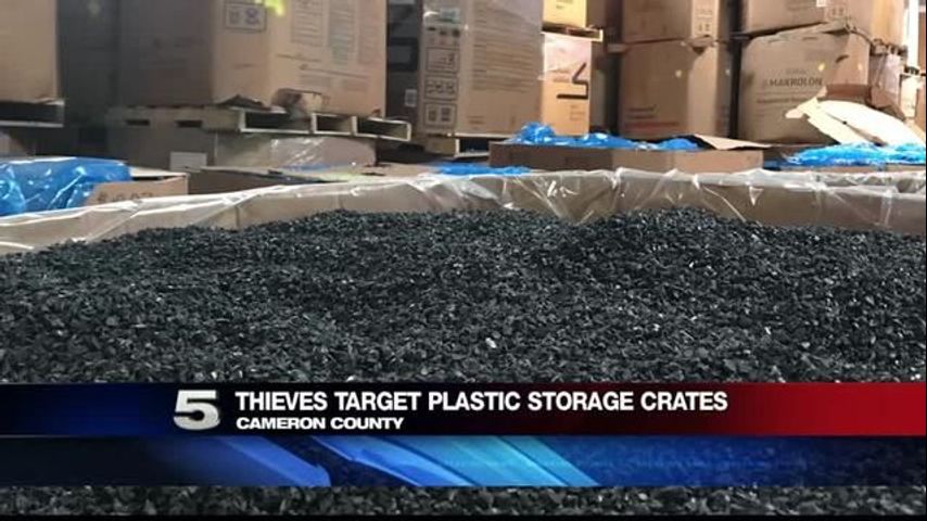 Thieves Target Plastic Storage Crates