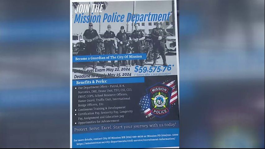 Mission Police Department holding hiring event for police officers