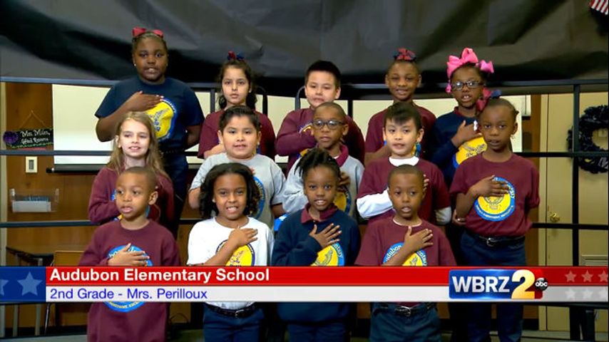 The Pledge of Allegiance - Audubon Elementary School- Mrs. Periloux ...