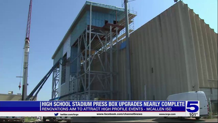 $4 million project to renovate press box at McAllen ISD’s DQ Fan Field ...