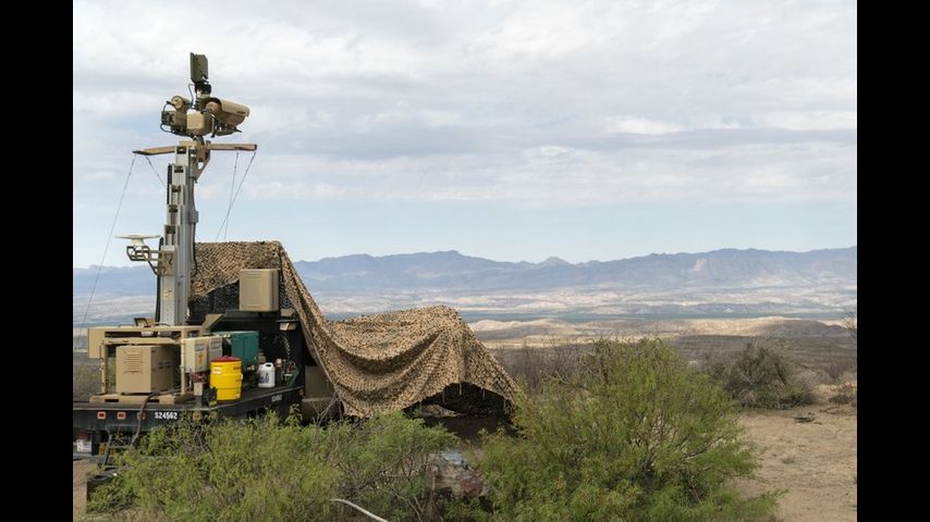 US adds cameras at Mexico border despite drop in crossings