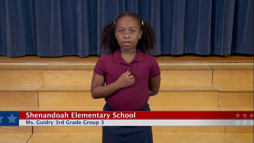 The Pledge of Allegiance - Shenandoah Elementary School - Ms. Guidry ...