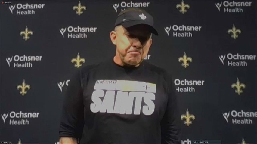 Coach Sean Payton Postgame Sound from Raiders Loss