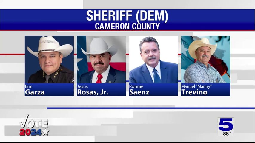 Garza in the lead for Cameron County sheriff race in the Democratic ...