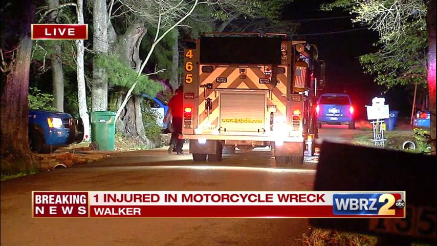 Motorcycle driver suffers severe injuries after crash in Walker