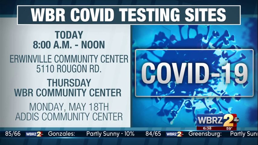 WBR Testing Sites open this week