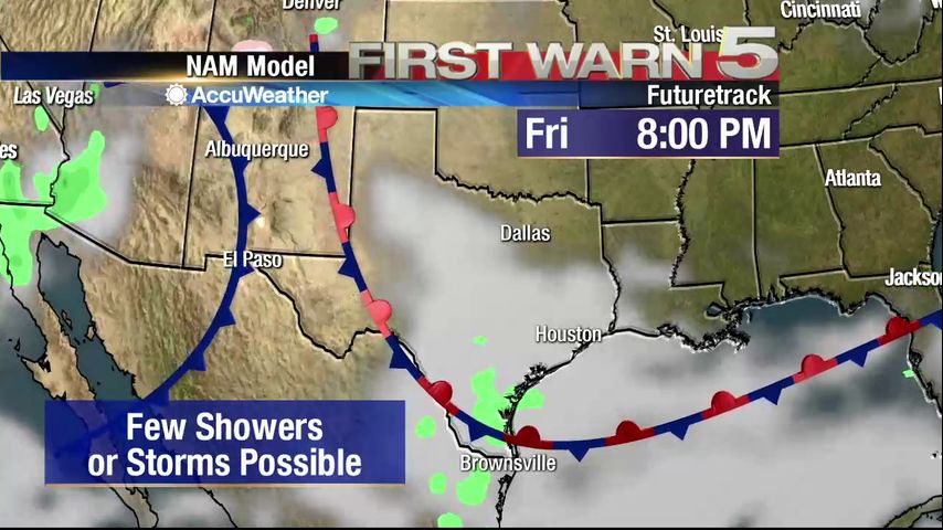 Tuesday's Weather - 10 p.m.