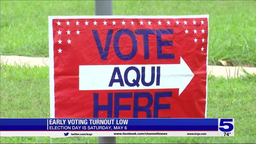 Early voting turnout low in Cameron County