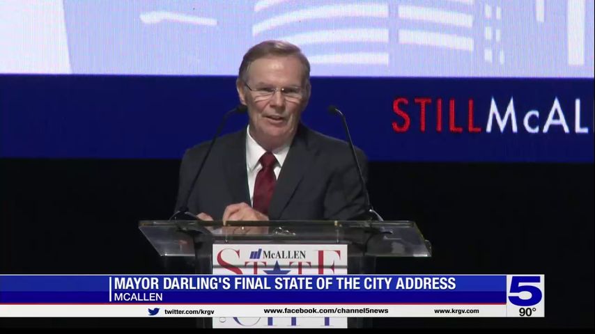McAllen Mayor Jim Darling delivers final state of city address
