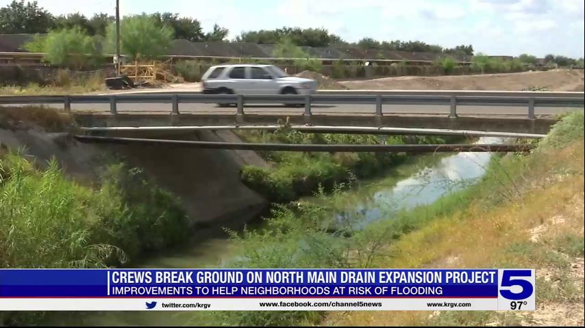 Hidalgo County Precinct 4 crews break ground on drainage expansion project