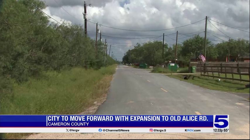 Old Alice Road expansion plans in Los Fresnos moving forward