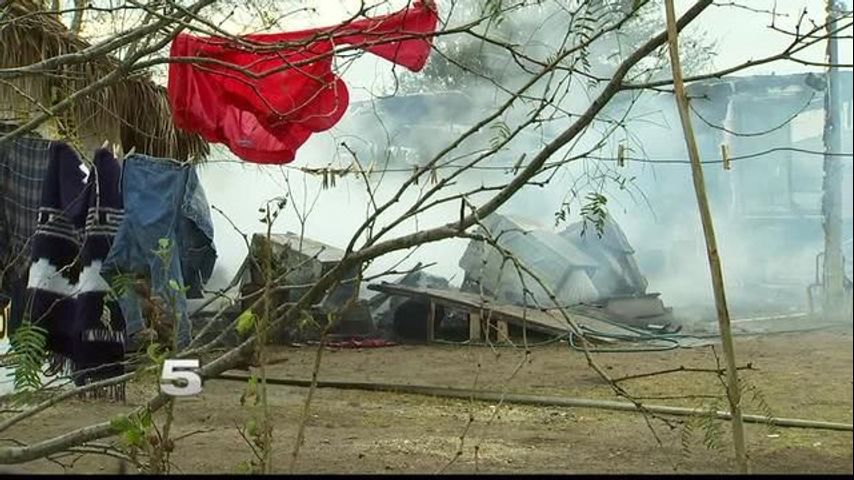 Several Crews Respond to House Fire near Santa Rosa