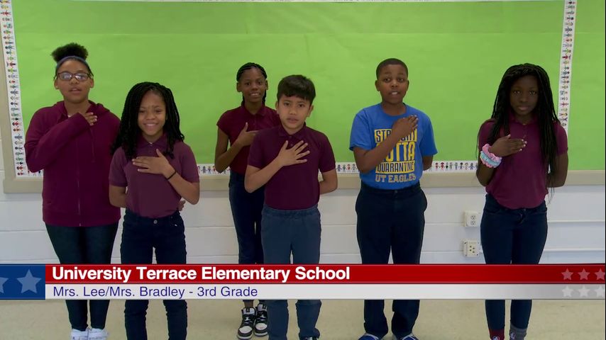 The Pledge of Allegiance: University Terrace Elementary School - Mrs ...