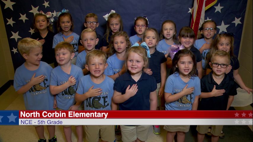 The Pledge of Allegiance: North Corbin Elementary School - Kindergarten