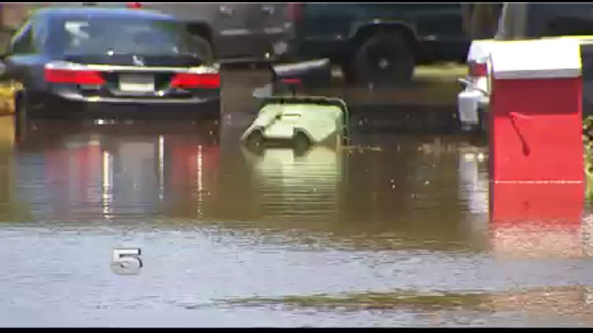 Residents Missing Trash Can Bins following Floods