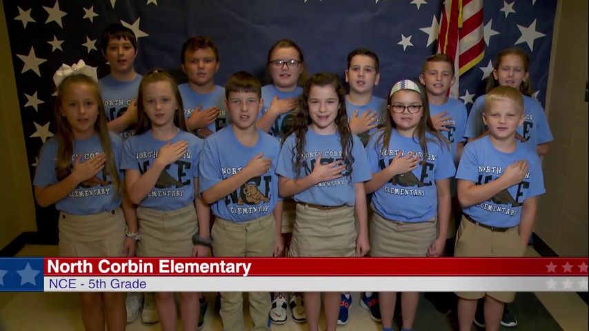 The Pledge of Allegiance: North Corbin Elementary School - 5th Grade