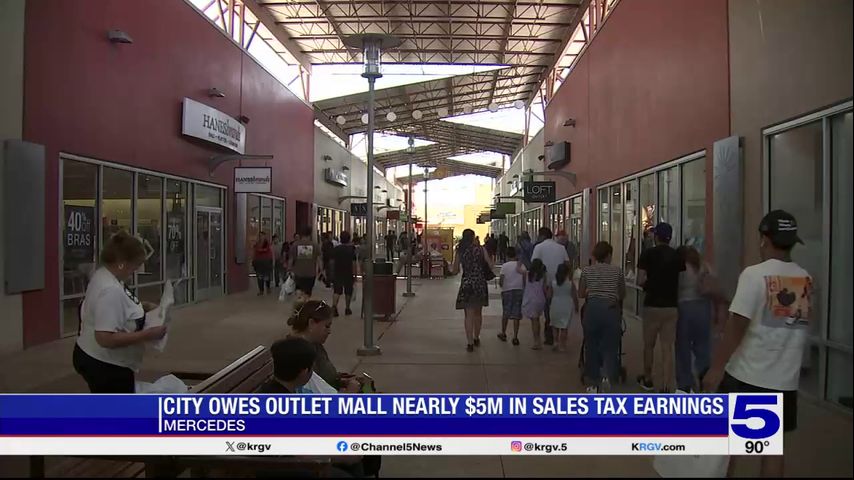 City of Mercedes owes outlet mall nearly $5 million in sales tax revenue