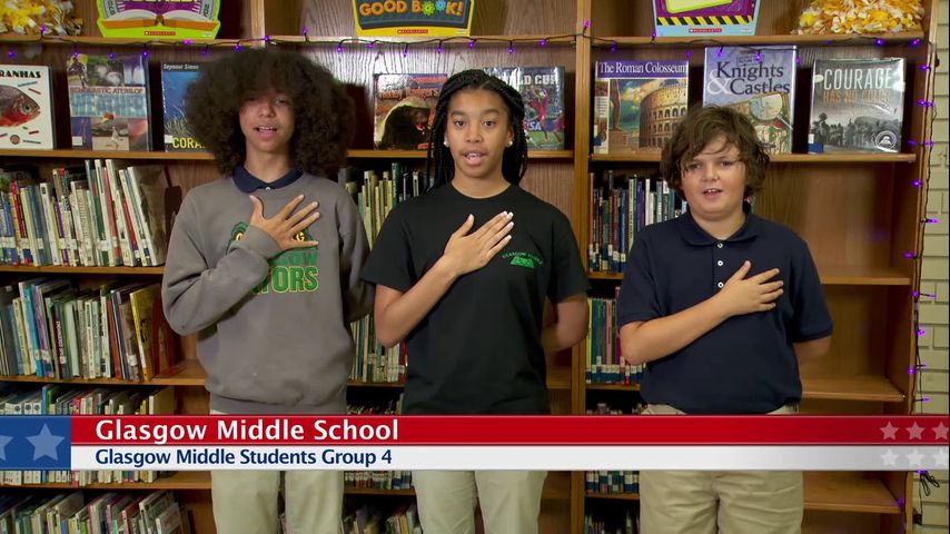 The Pledge of Allegiance - Glasgow Middle School - Group 4