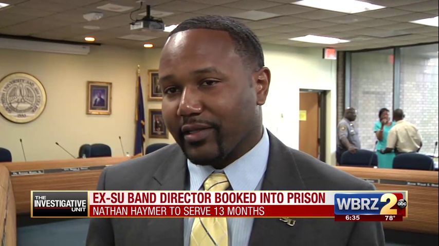 Former Southern University band director, Nathan Haymer, booked into ...