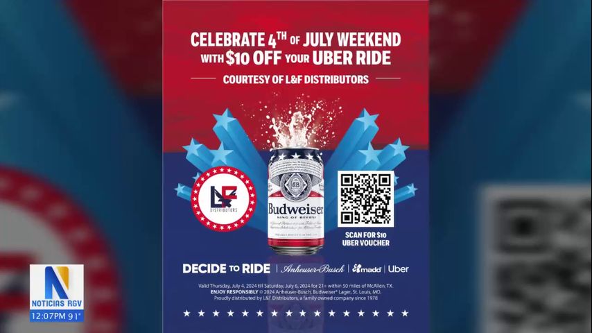 LNF Distributors ofrece descuento en viajes de Uber para un 4 de julio ...