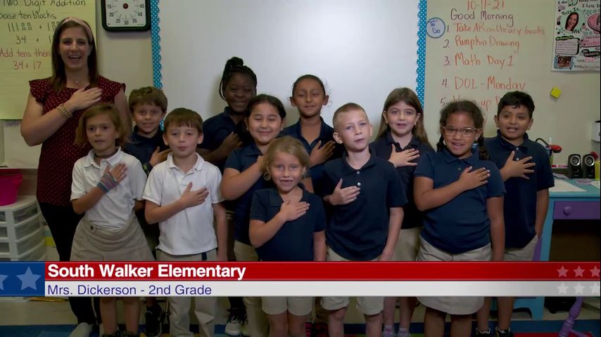 The Pledge of Allegiance: South Walker Elementary School - Mrs ...