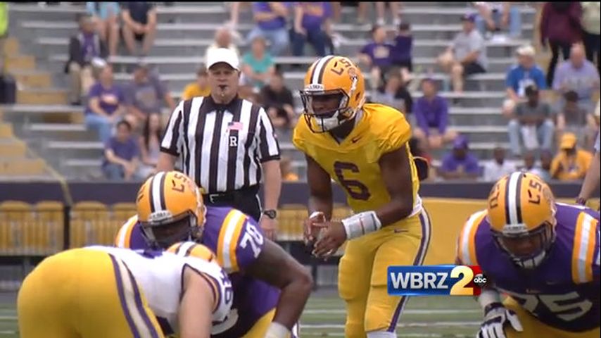 LSU 2016 Spring Game highlights