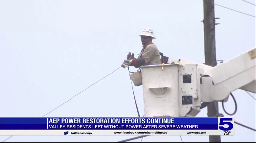 Some Valley residents still without power as AEP continues restoration efforts