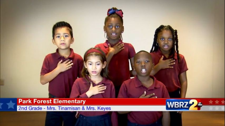Pledge of Allegiance: Park Forest Elementary, Mrs. Tinamisan's 2nd Grade