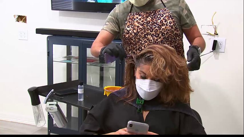 Hair Salons and Barber Shops Reopen
