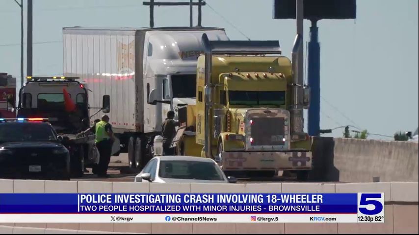 Mother, child hospitalized following crash involving 18-wheeler in ...
