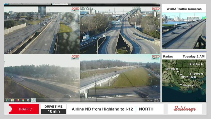 WATCH: Tuesday morning traffic and weather