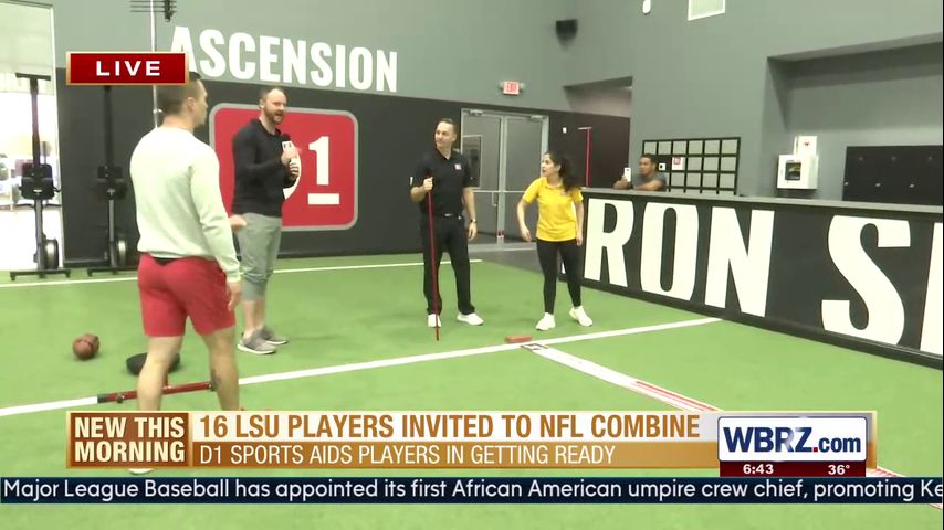WBRZ reporters take on NFL combine workouts