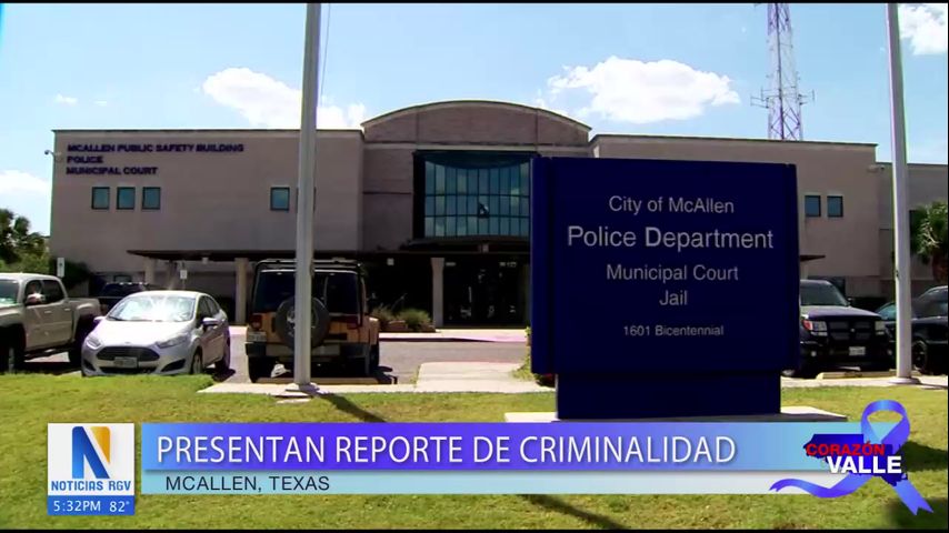 Departamento de policía de McAllen presenta reporte de criminalidad
