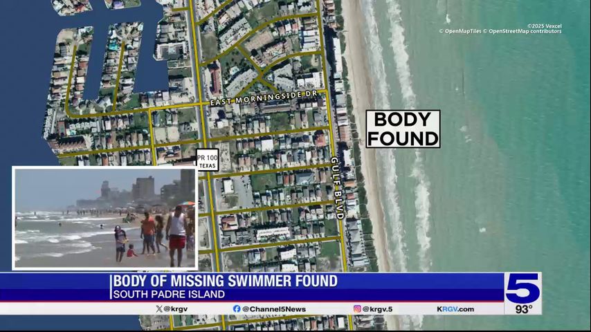 Missing swimmer found dead near Beach Access 21 at South Padre Island