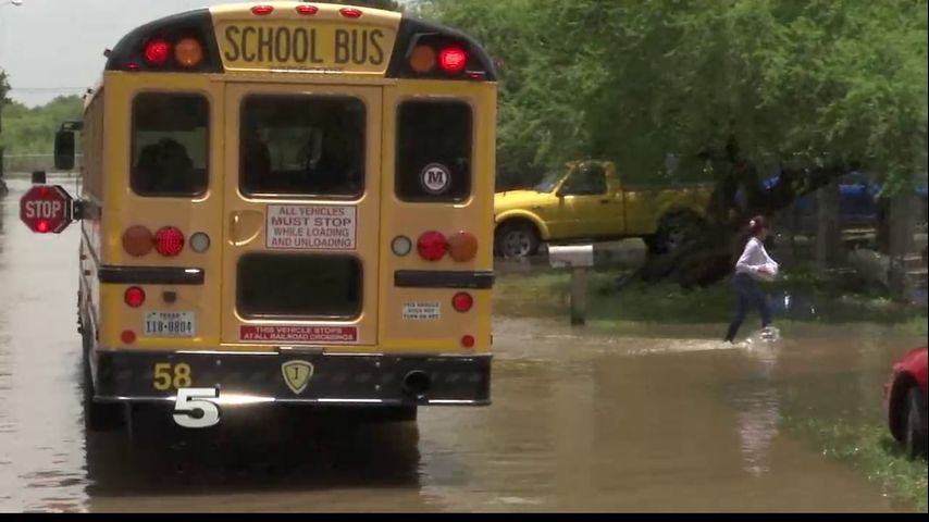 Concerns Arise After School Buses Drop Students Off in Flooded Streets