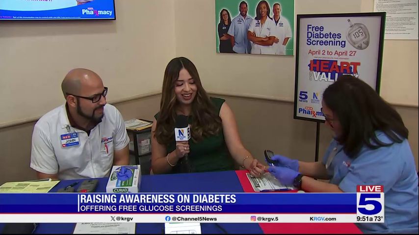 Heart of the Valley: Channel 5 News reporter gets free glucose screening