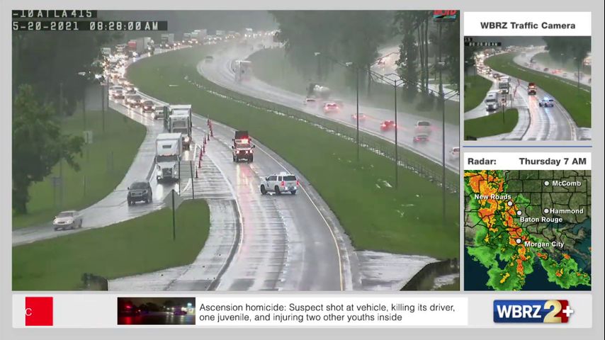 Thursday's traffic nightmare, as of 8:30 a.m.