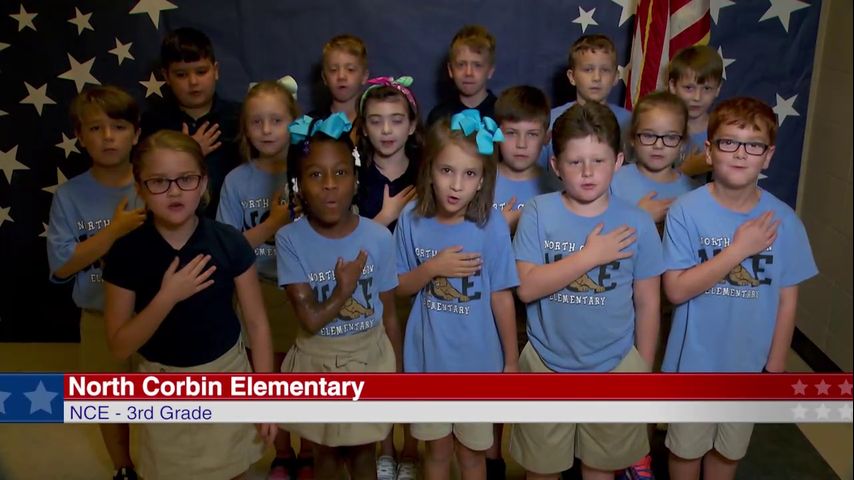 The Pledge of Allegiance: North Corbin Elementary - 3rd Grade