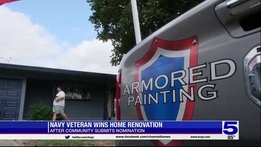 U.S. Navy veteran receives free home renovation