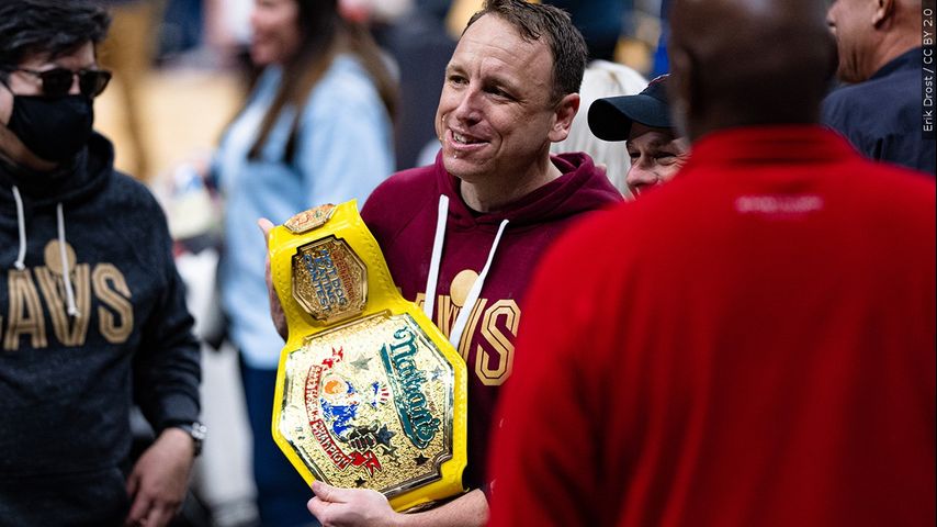 Dog fight! Joey Chestnut 'gutted' to be out of July 4 hot dog eating ...