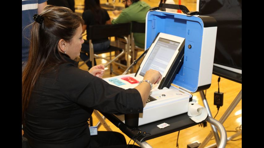 PSJA ISD students gain experience using voting machines during class ...