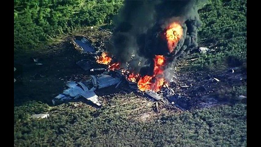 Report: Propeller blade broke, causing military plane crash