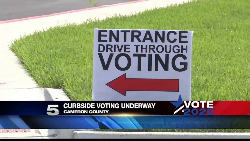 Cameron County voting 'supercenters' provide more space for curbside voting