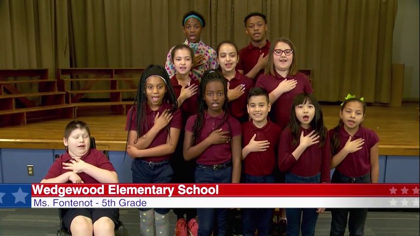 The Pledge of Allegiance: Wedgewood Elementary School - Ms. Fontenot ...