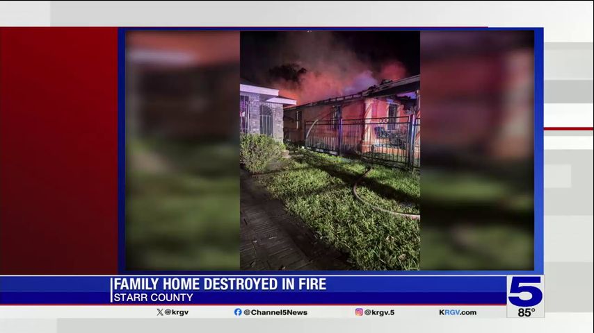 La Grulla family losing everything after fire destroys home