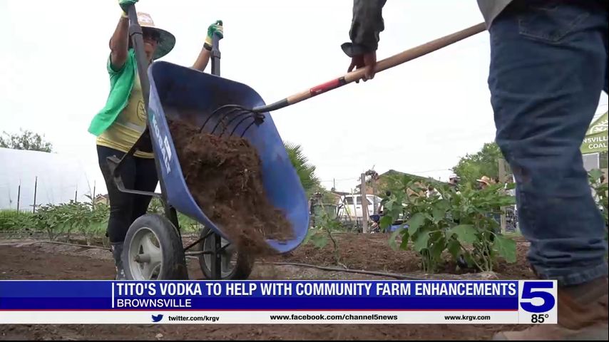 Tito's Vodka to help with community farm enrichment