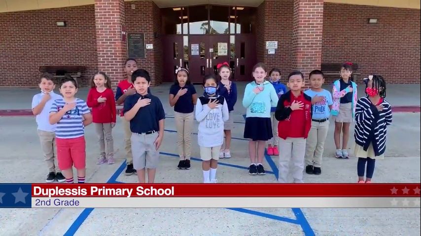 The Pledge of Allegiance: Duplessis Primary School - 2nd Grade