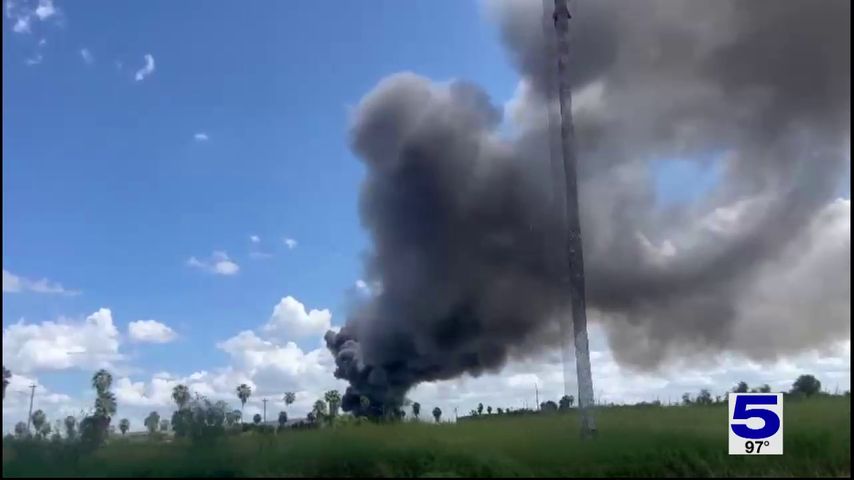 Crews responding to fire at McAllen area recycling center