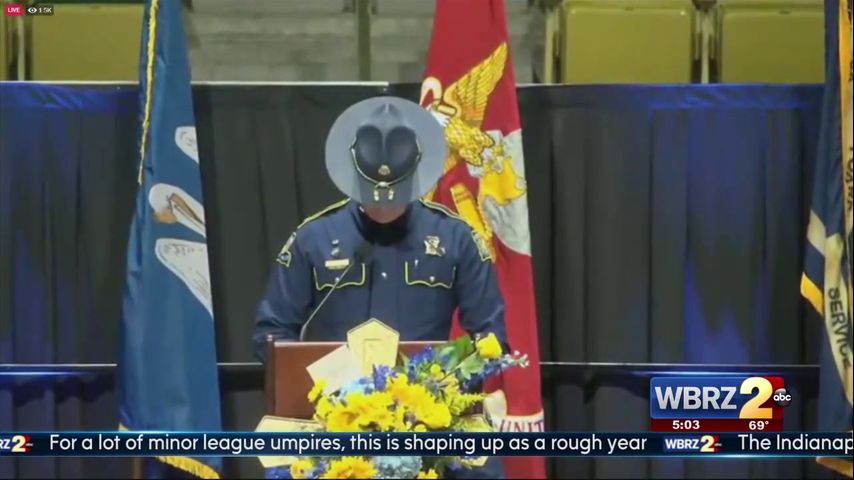 LSP Officer laid to rest, Thursday