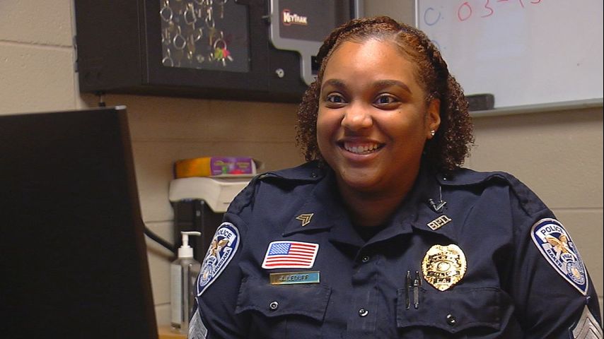 One woman is making history at the Baker Police Department